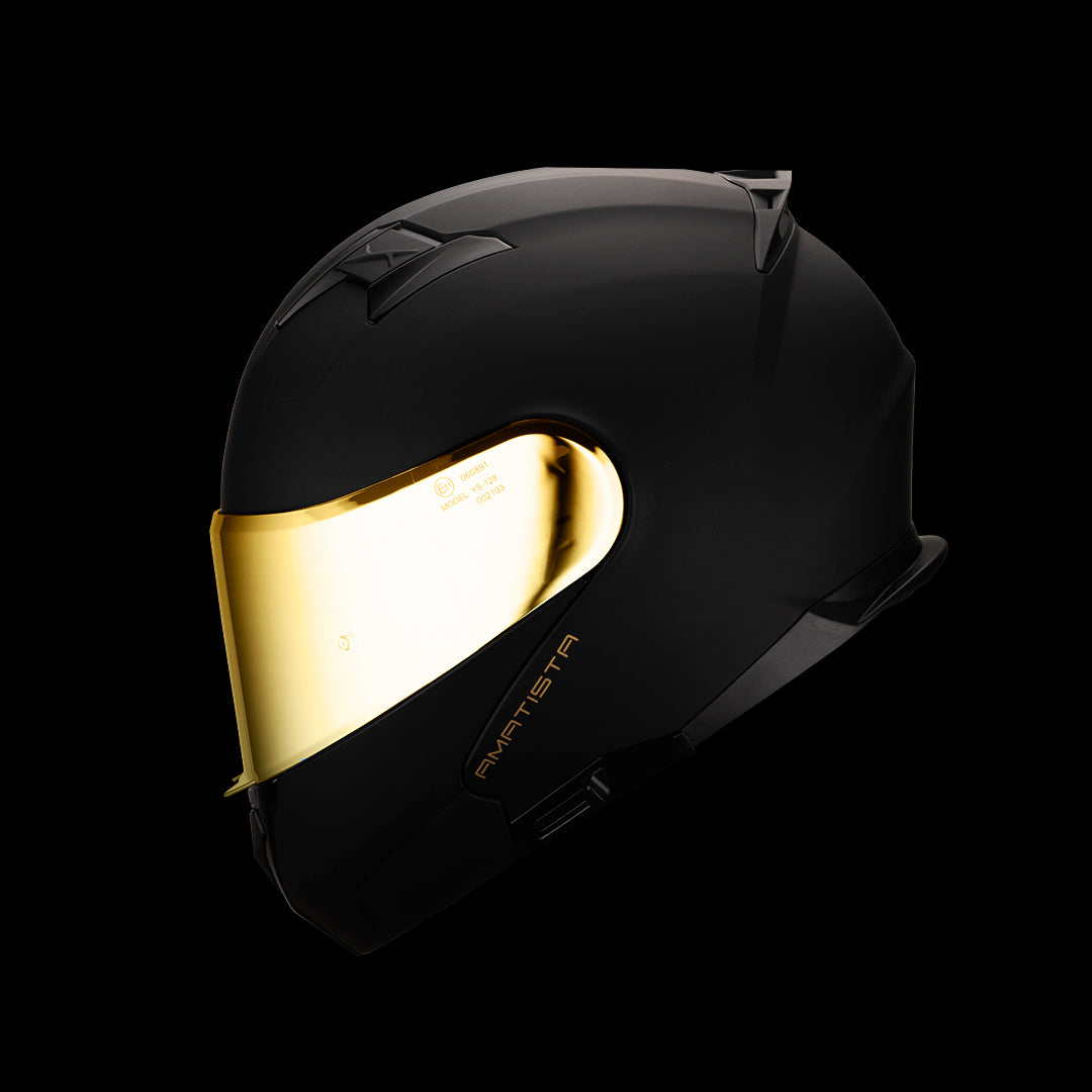 FORCE BLACK & GOLD HELMET | Matte Finish – Hax Helmets US